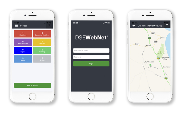 New Mobile Phone App for DSEWebNet® v2 | News | Deep Sea Electronics